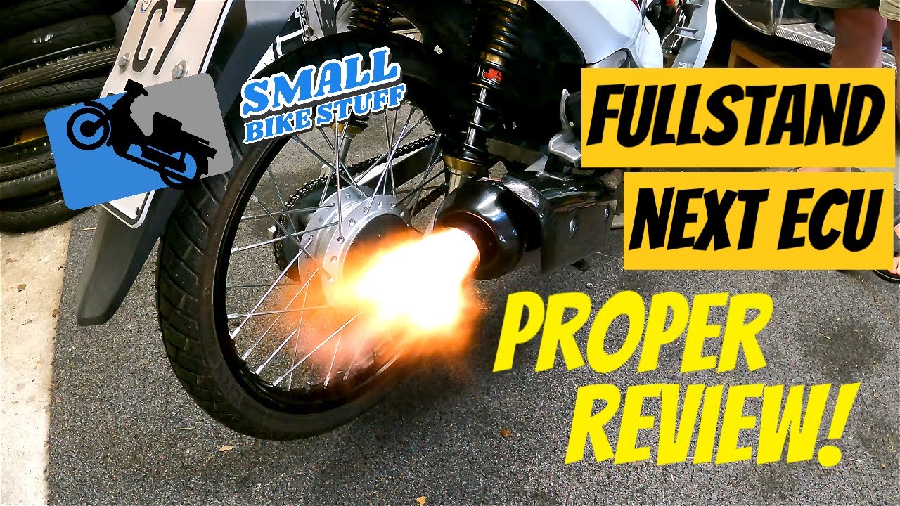 FULLSTAND NEXT ECU PROPER REVIEW | Shooting flames! - YouTube