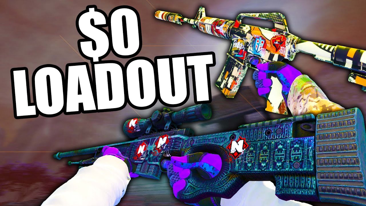 The Nothing To A Full CSGO Loadout CHALLENGE! - YouTube