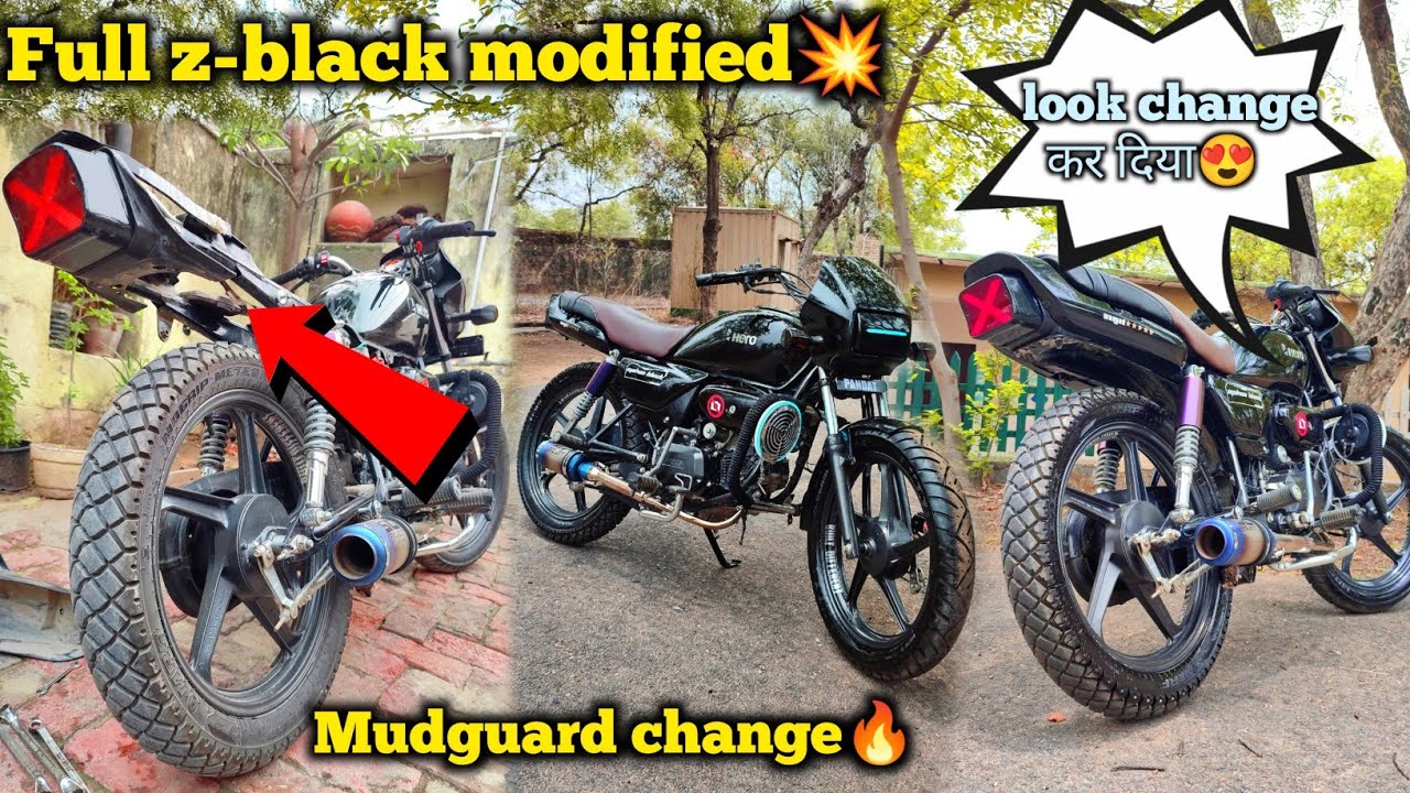 💥Splendor Modified🔥| Splendor Z Black Modified | Splendor Back 😳 ...