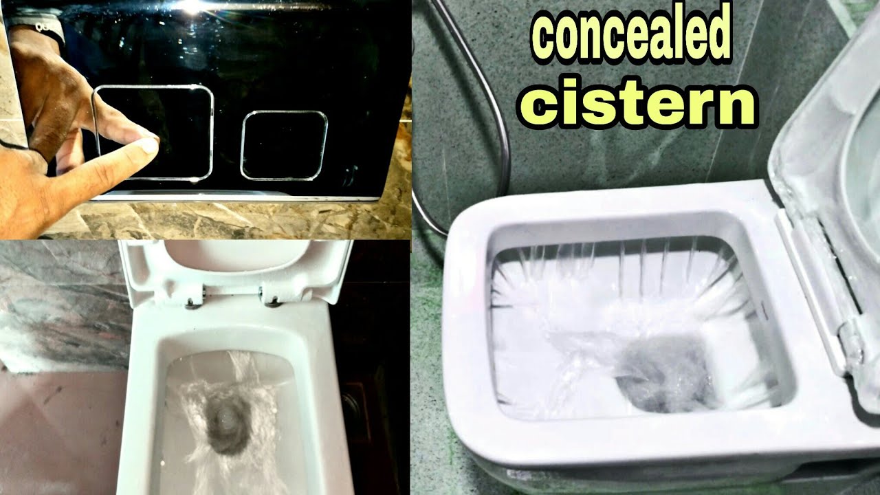 How to fitt a concealed cistern plate button. Standard plumbing work ...