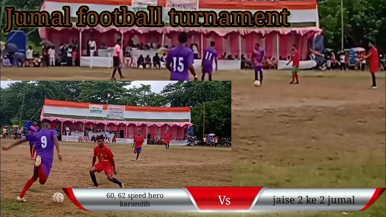 jumal football turnament//cowater final// 60, 62 speed hero karandih Vs ...