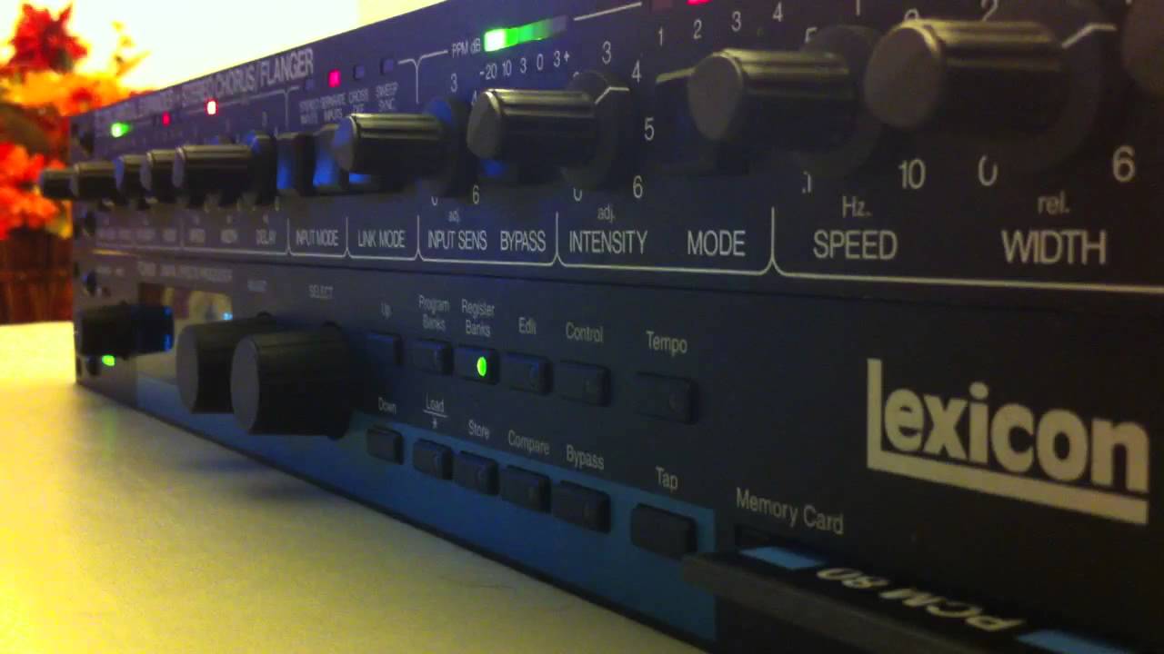 w/d/w lexicon pcm 80 /tc 1210 combo - YouTube