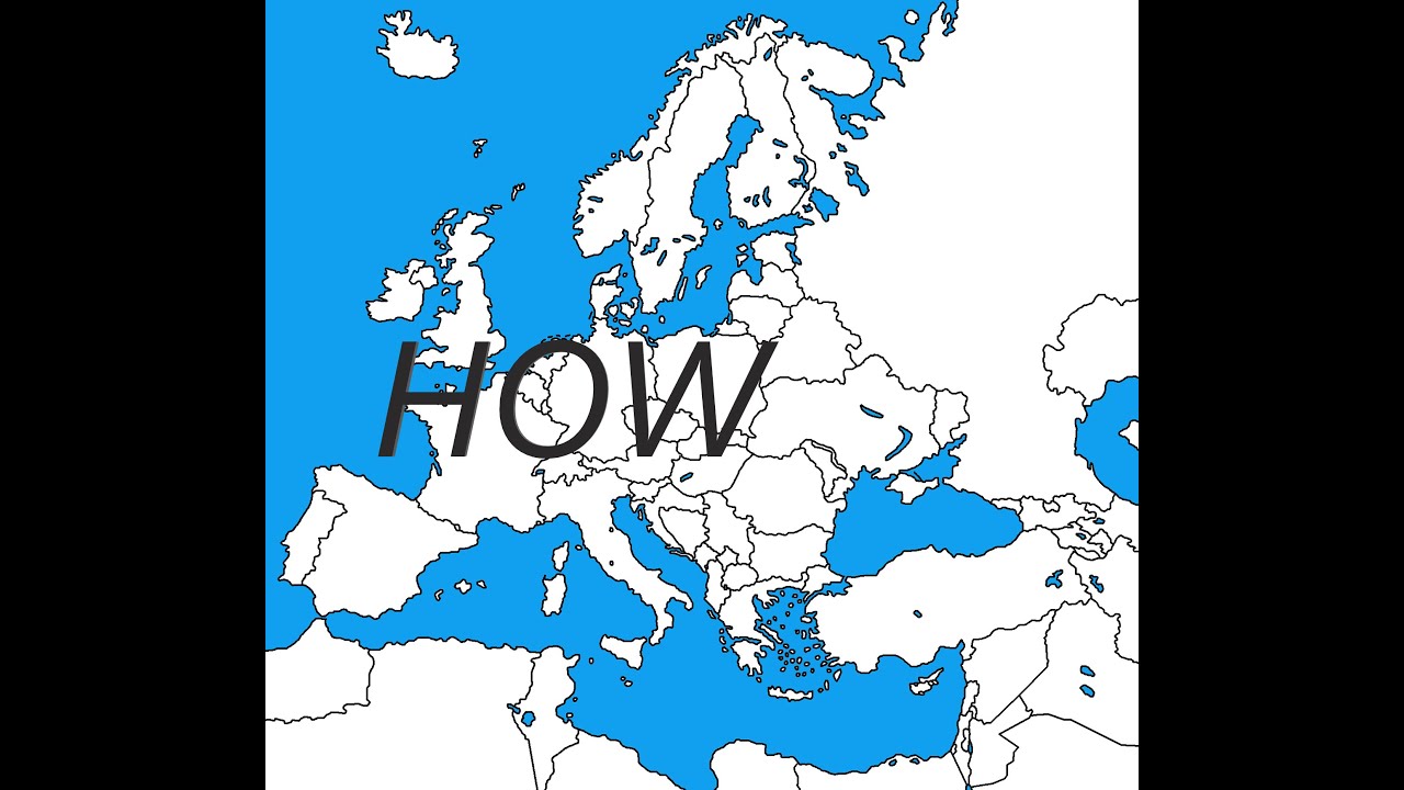 How to use world/continent maps on paint 3d - YouTube