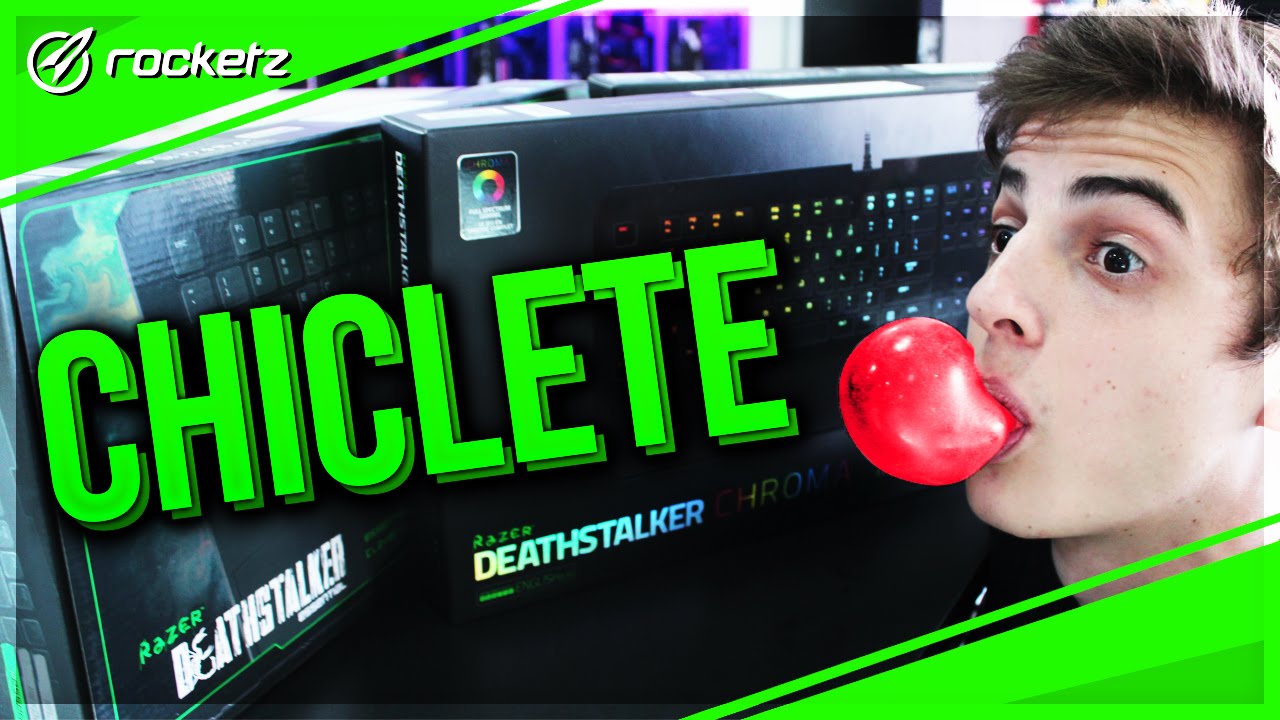 TECLADO GAMER COM CHICLETE!?!? - YouTube
