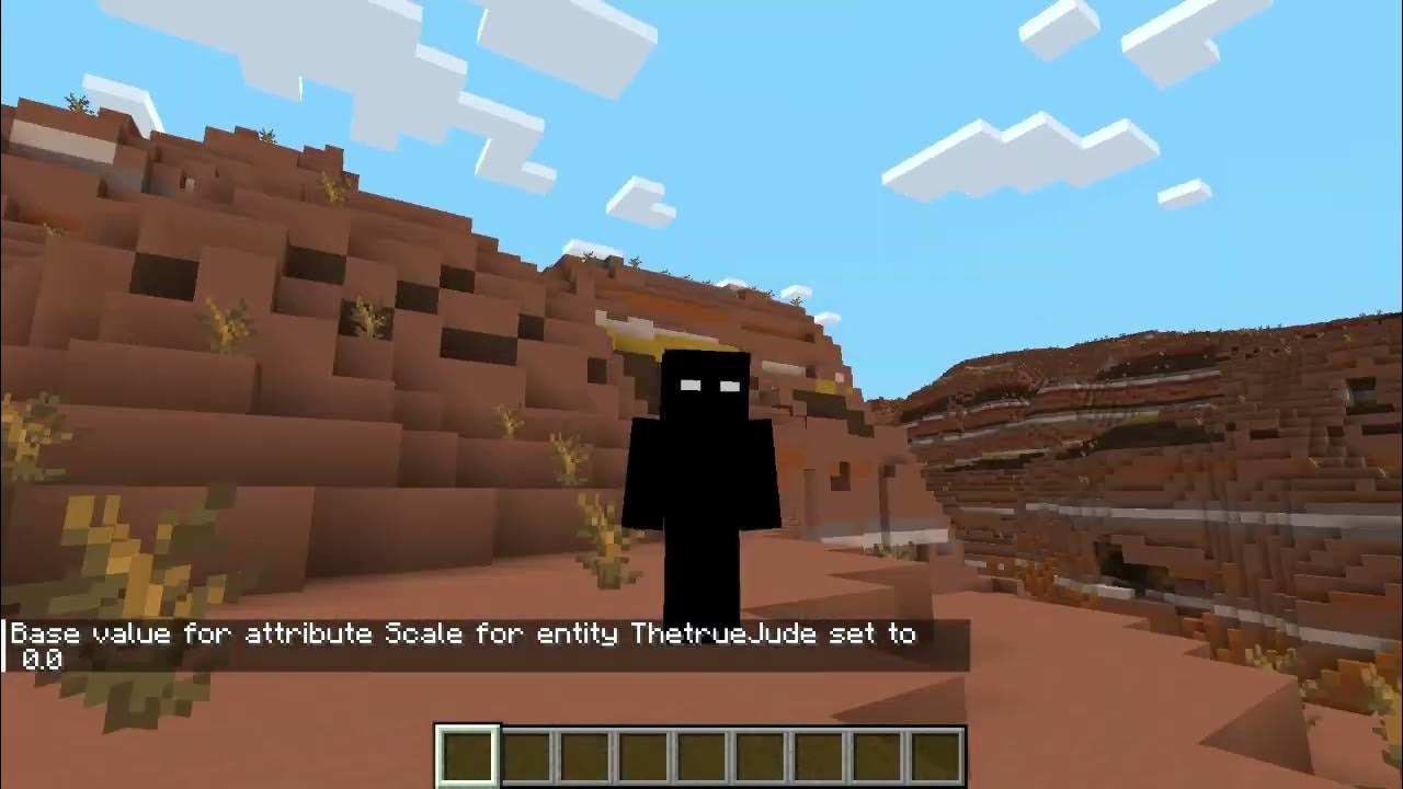 How to become small in minecraft (no mods) - YouTube