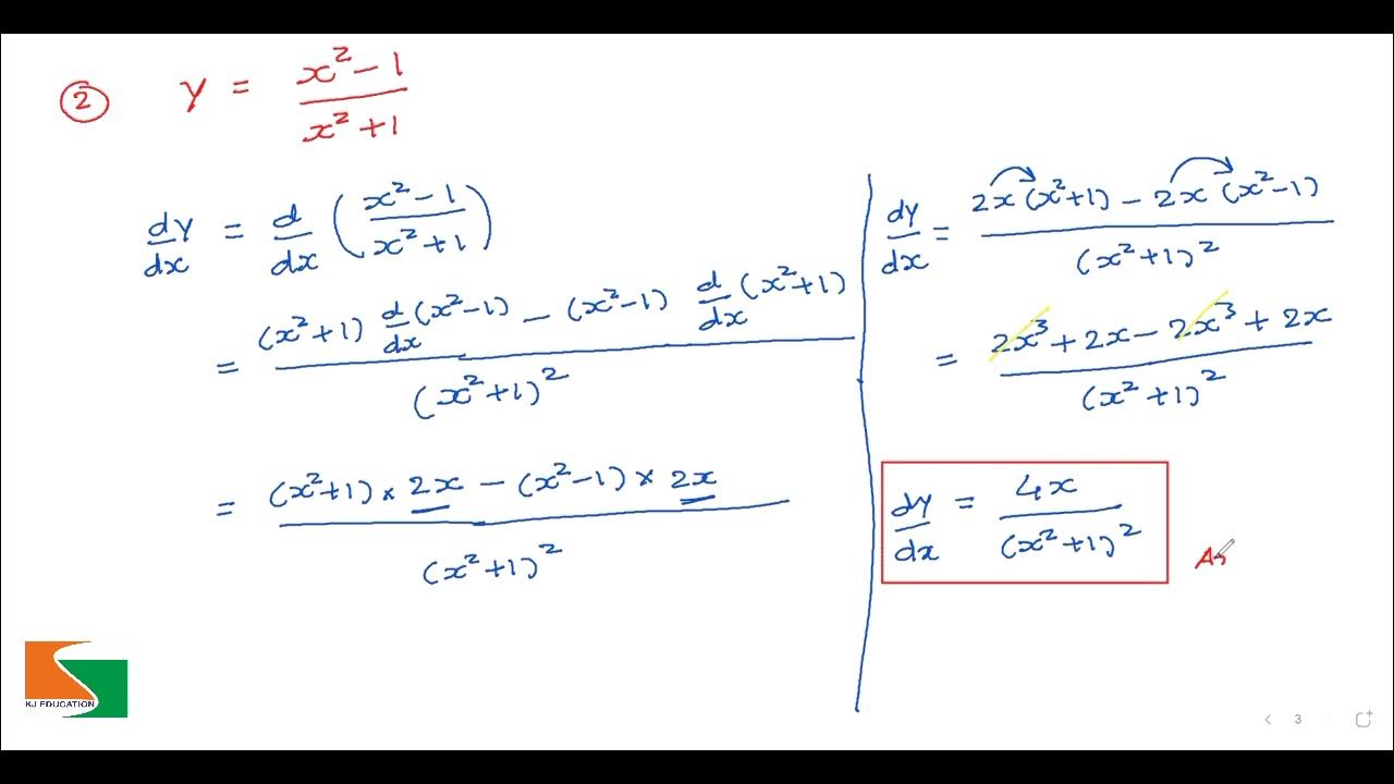 Differentiation of Division Function - YouTube