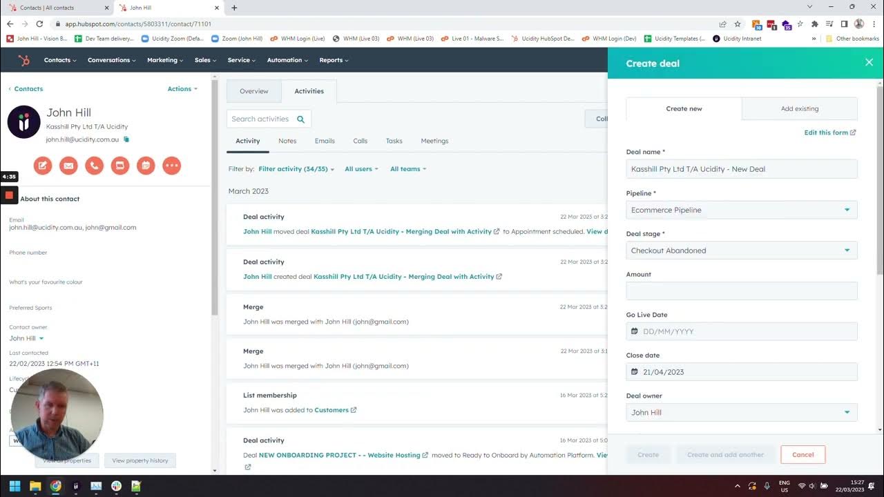 HubSpot Tip of the Month - March 2023: Merging Multiple Records Together - YouTube