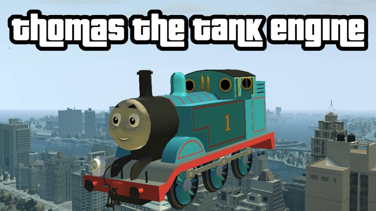 GTA IV Thomas the Tank Engine Skin mod - YouTube