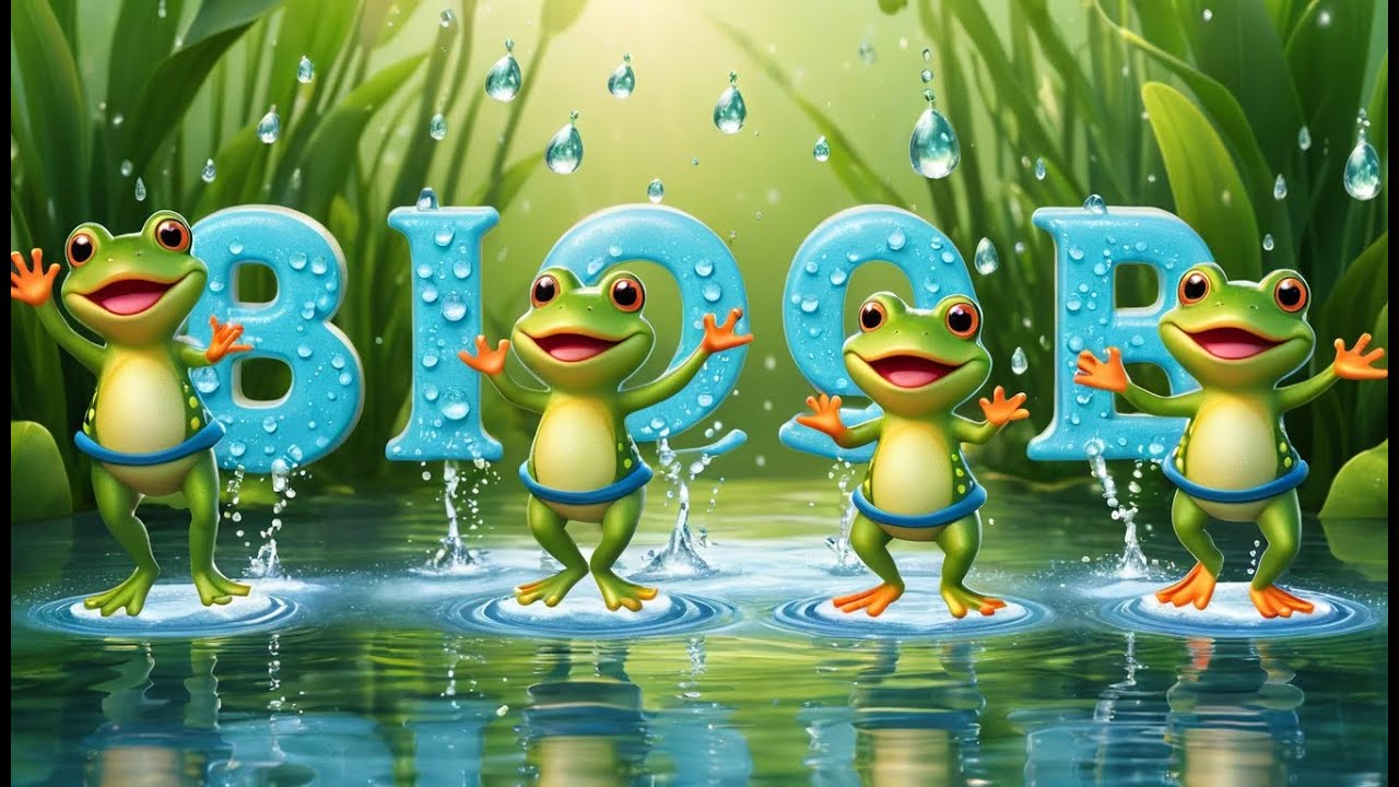 🐸 Five Little Frogs ABC Fun 🎶🔤 | Fun Alphabet & Learning Song for ...