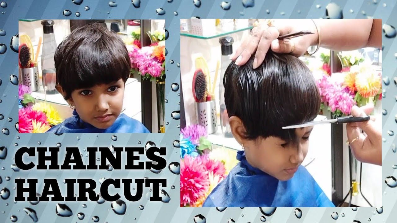 Chaines Cut / Baby cut Step by step for beginners/Short hair cut - YouTube