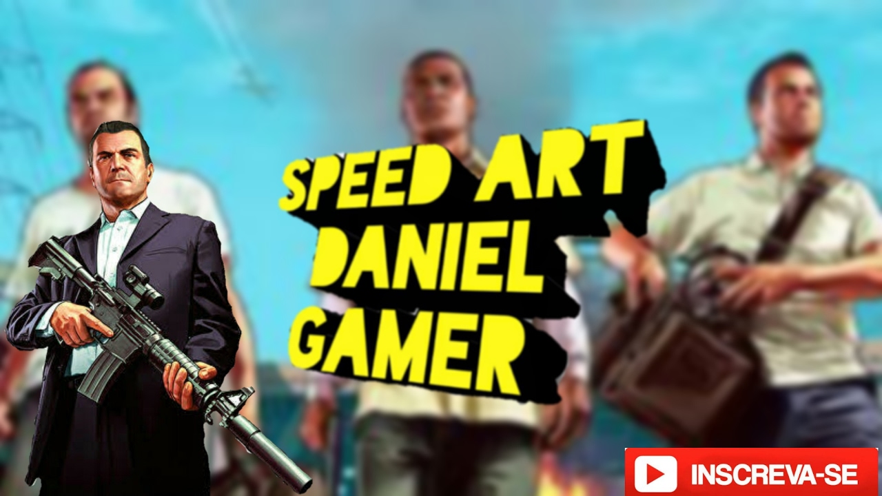 SPEED ART : PARA DANIEL GAMER 🔙 - YouTube
