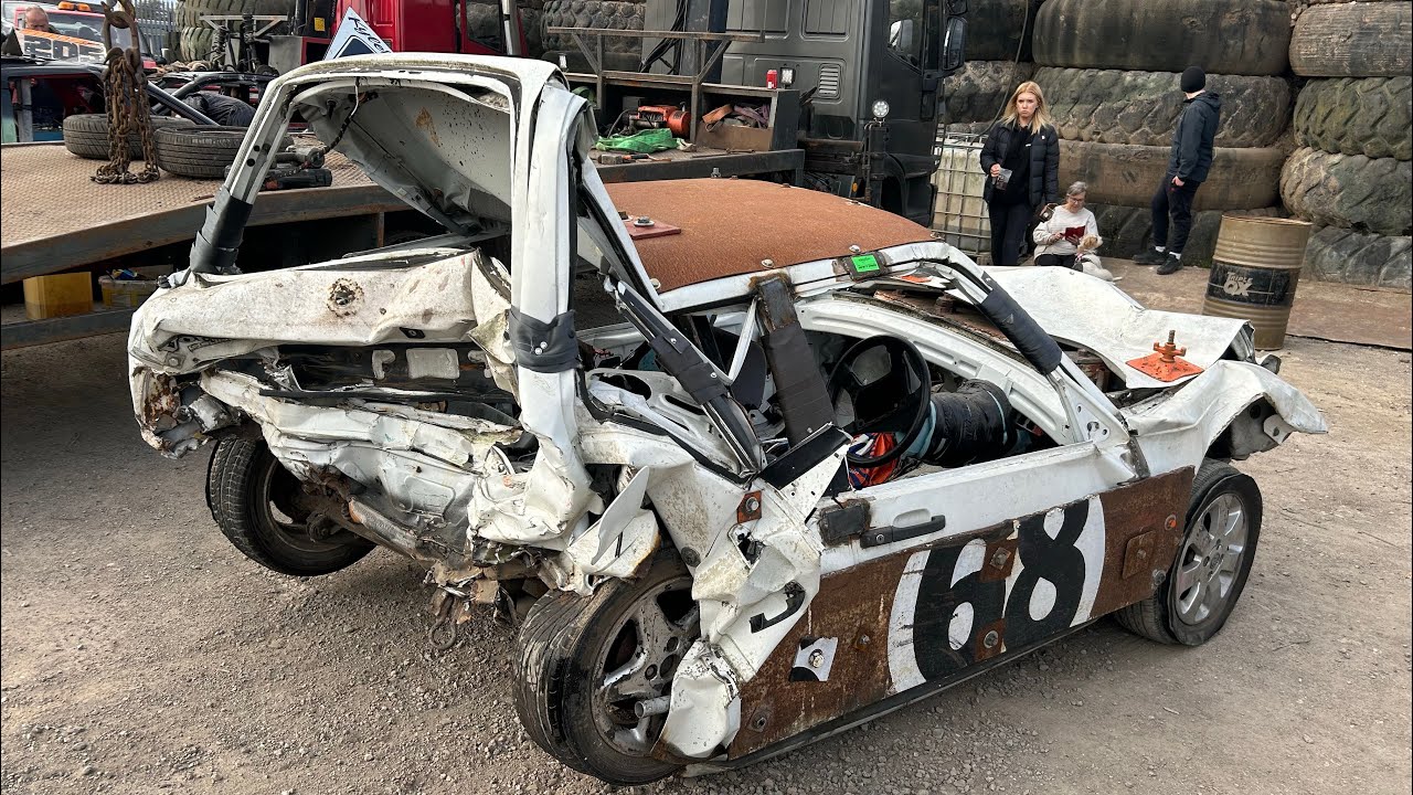 Pre 90 1600cc Bangers Scott Graves Memorial Crash Highlights Skegness ...