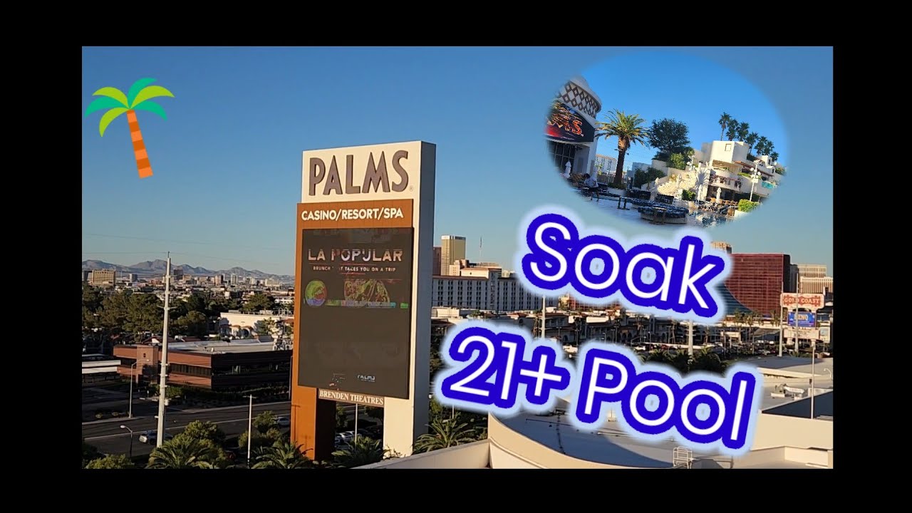 Palms Pool | Las Vegas 21+ Pool | Vegas Views! - YouTube
