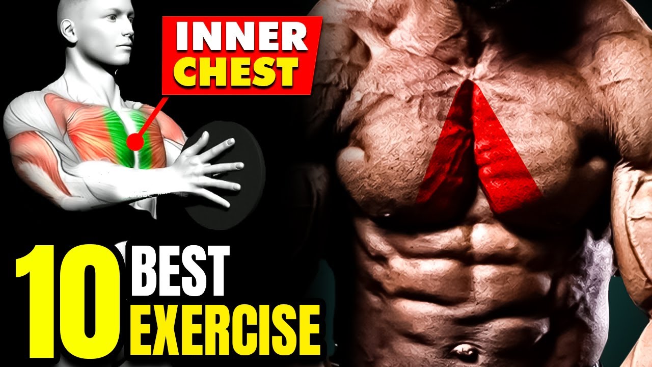 Best 10 Exercises "INNER CHEST" 🔥 - YouTube
