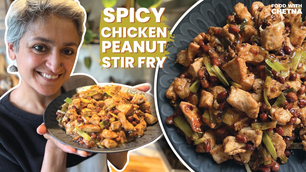 How to make Spicy Chicken Peanut Stir fry in just 15 minutes | Food ...