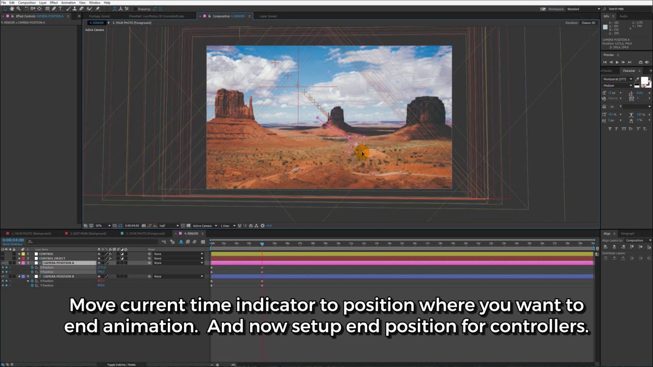 After Effects Live Photos 3D basic tutorial - YouTube