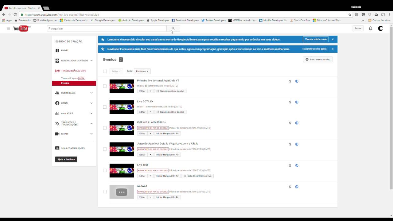 Como Fazer Live no YouTube (sem o codificador) Simples e fácil! - YouTube
