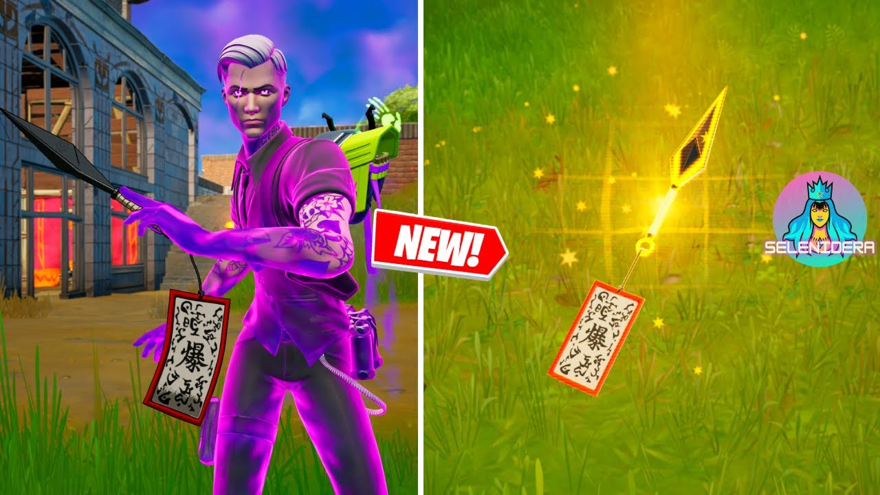 NEW Mythic Paper Bomb Kunai & Kakashi NPC in Fortnite! - YouTube