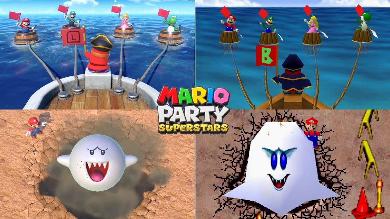 Mario Party Superstars // All Mario Party 1 Minigames & Original - YouTube