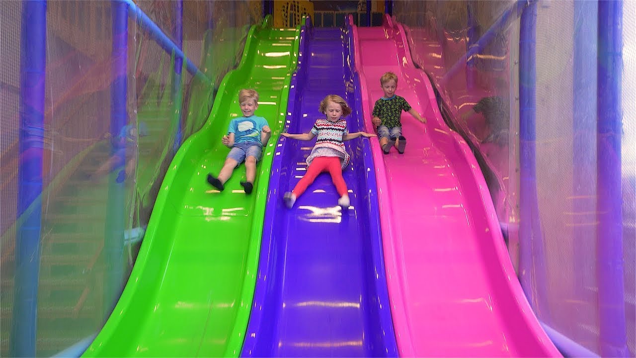 Indoor Playground for kids Family Fun | Play Area Compilation for ...