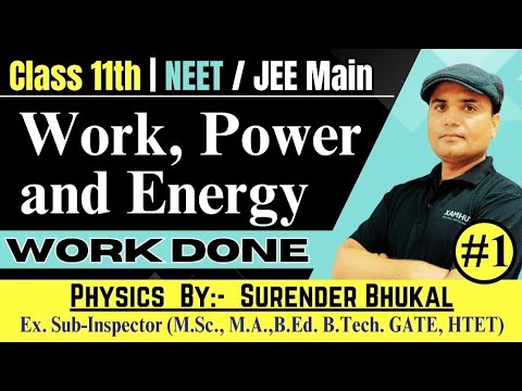 Work Done Class 11 | Work Done By Variable Force | Force Displacement ...