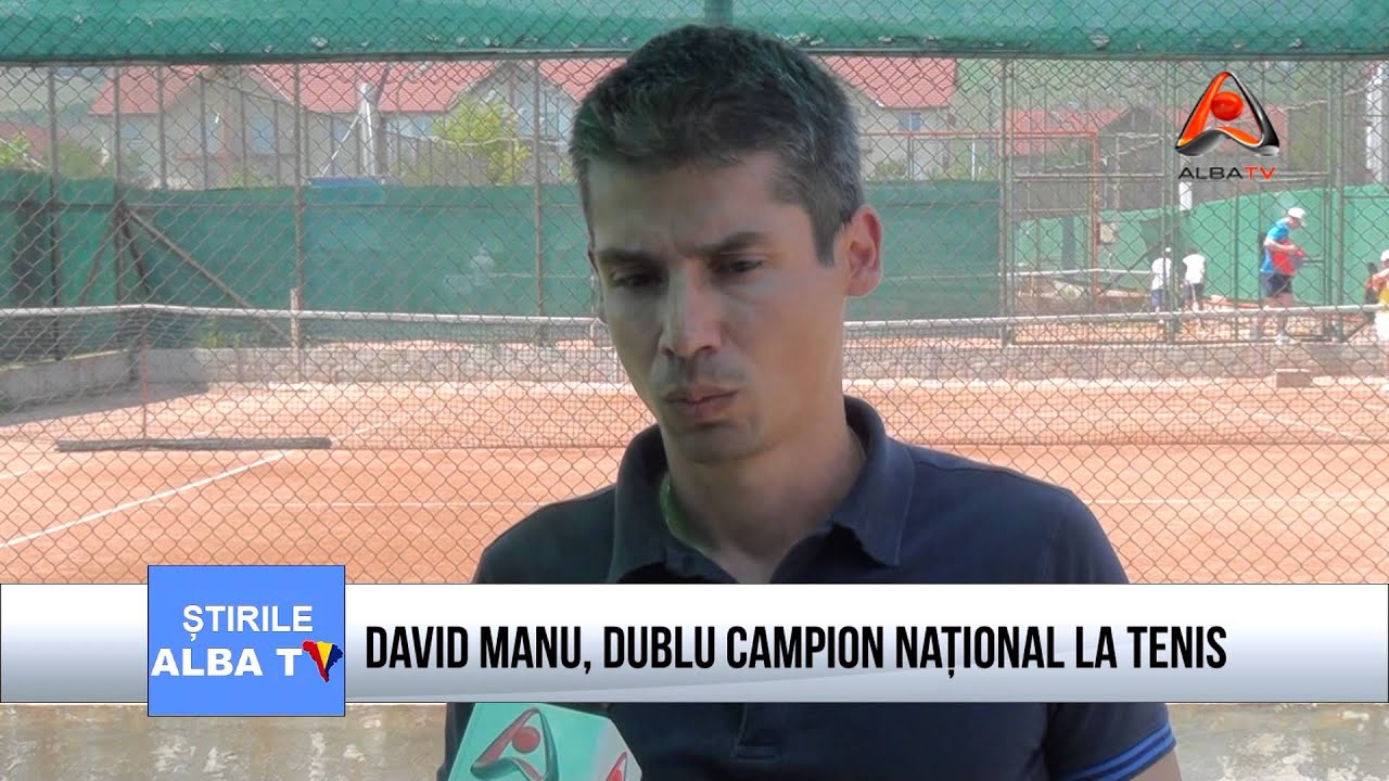 DAVID MANU, DUBLU CAMPION NAȚIONAL LA TENIS - YouTube