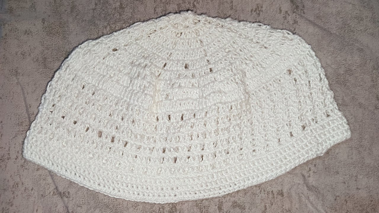Step-by-step crochet muslim topi for namaz || 2-5 years boys|| Aowsum ...
