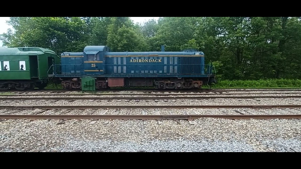 Adirondack Railroad Alco RSC2 ( ADIX 25) Ex SAL 1531 in Remsen New York ...