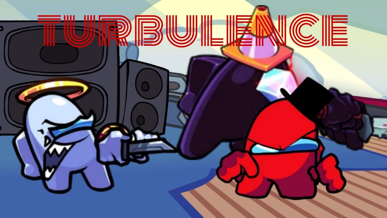 fnf turbulence but white or black impostor and red mungus sing - YouTube