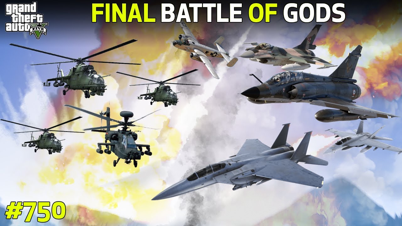 GTA 5 : #750 FINAL BATTLE OF GODS SPECIAL EPISODE GTA 5 GAMEPLAY - YouTube