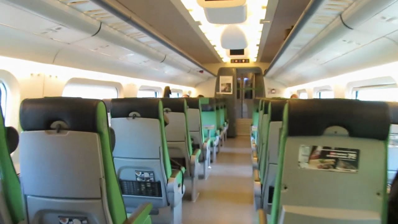 Finland: Internal walkthrough inside a VR class Sm3 Pendolino tilting ...