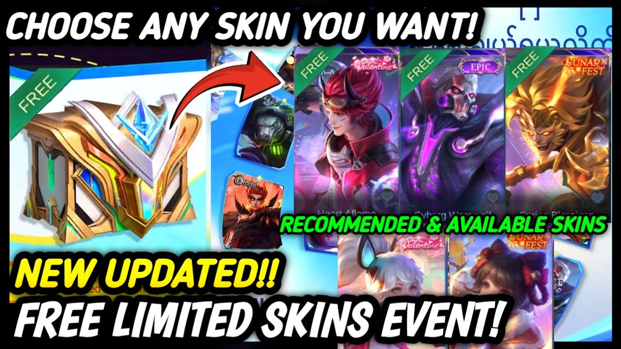 UPDATED!! FREE LIMITED SKIN & RECOMMENDED SKIN TO CHOOSE (EVENT DETAILS ...