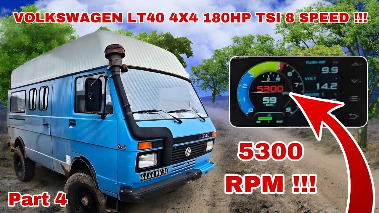 Volkswagen LT40 4x4 180hp TSI 8speed first drive in the backroads Part ...