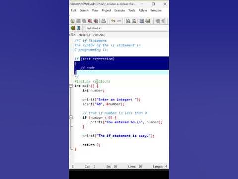 Class 15 | if Statement in C Language | #cprogramming #cprogrammingvideo - YouTube