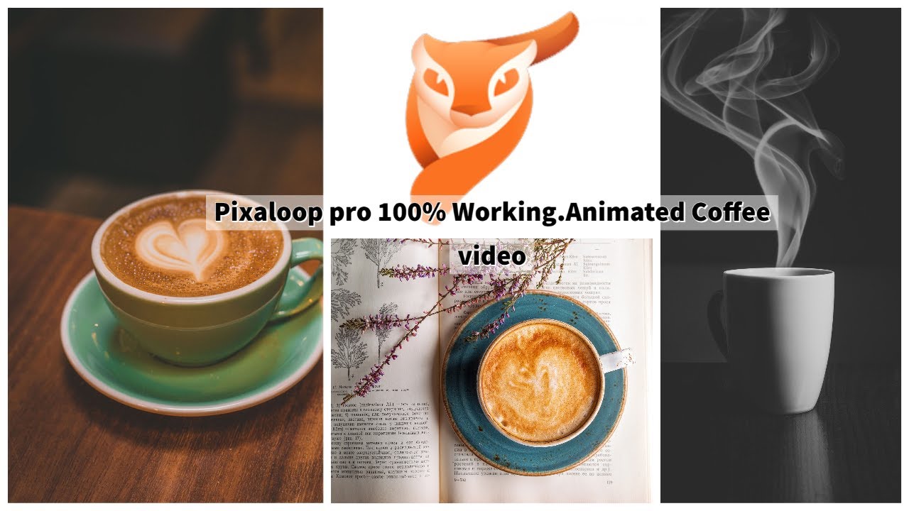 Pixaloop pro photo editing Coffee cup photo editing| in telugu | my ...