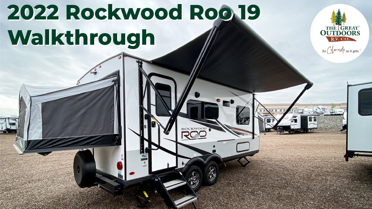 NEW 2022 Rockwood Roo 19 (Perfect Hybrid Travel Trailer) - YouTube