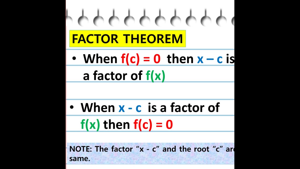 Mathematics Class 9, PTB/Fedreal. Unit 5 FACTORIZATION - YouTube