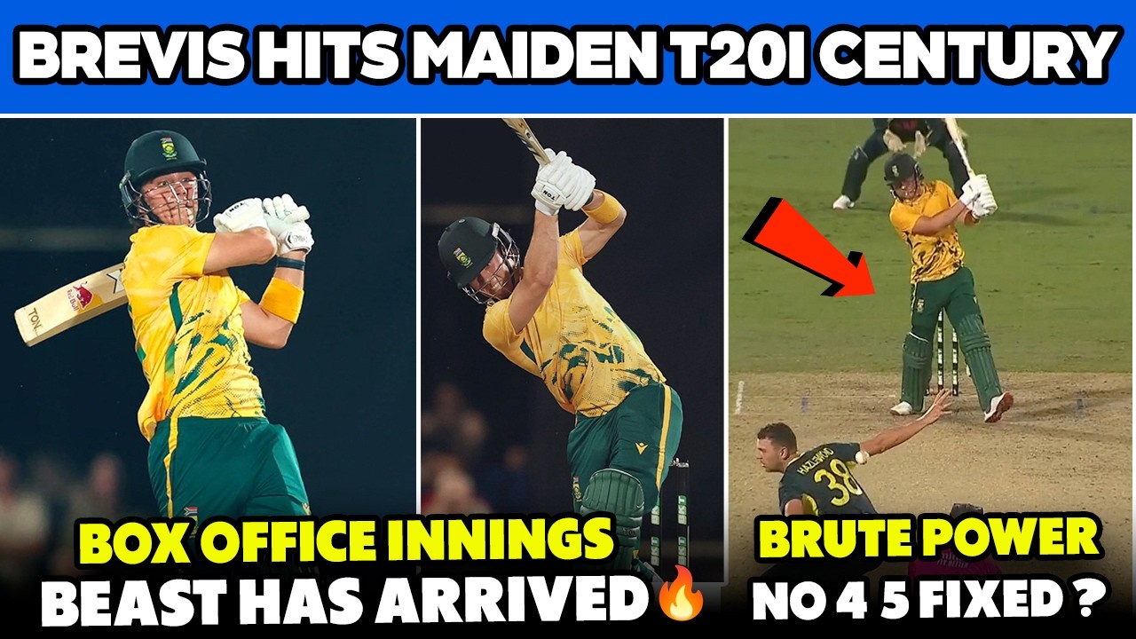 Dewald Brevis Hits Maiden T20I Century🔥 The Rockstar Has Arrived💥 CSK ...