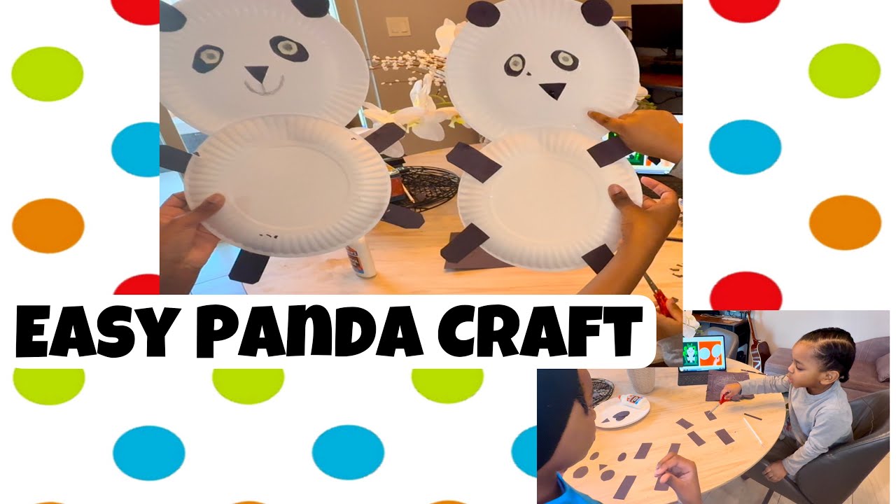 Easy Panda Paper Plate Craft for Kids | Fun ABCmouse-Inspired DIY ...