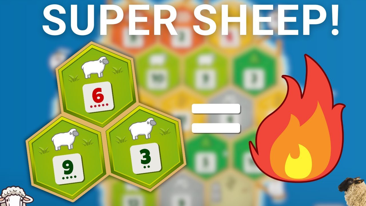 Catan Pro Plays Stacked Super Sheep Port Strategy - YouTube