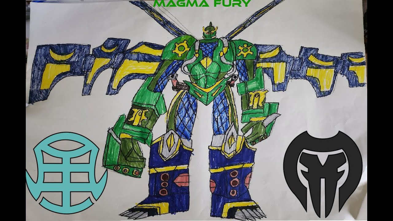 master designs how to draw magma fury - YouTube