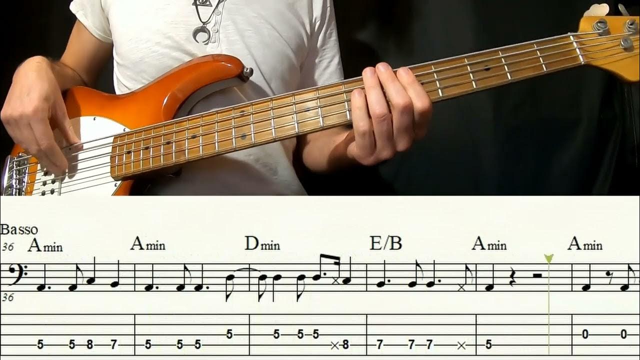 GOSSIP - Maneskin only bass (bass tab and score) - YouTube