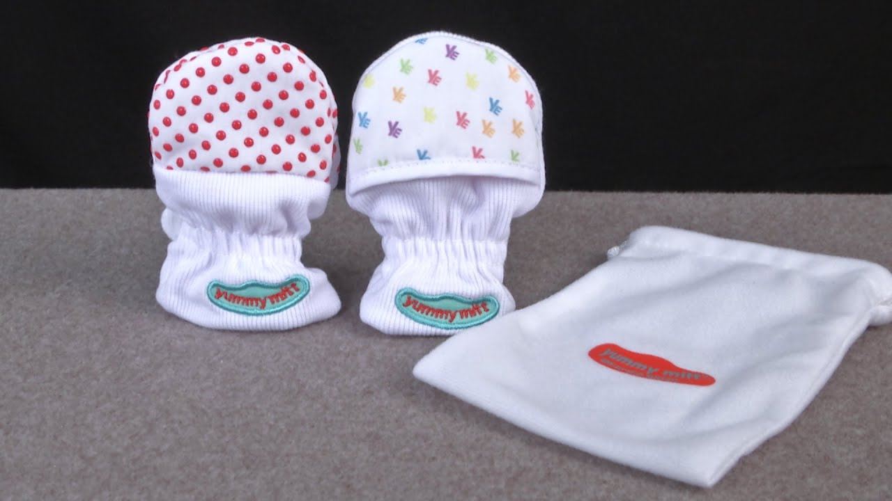 Yummy Mitt Anti-Scratch Mittens from Darlyng & Co. - YouTube