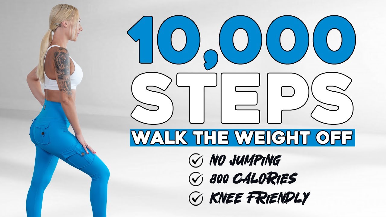 10000 STEPS WALKING WORKOUT | 10K Steps Challenge! 1 Hour Fat Burning ...