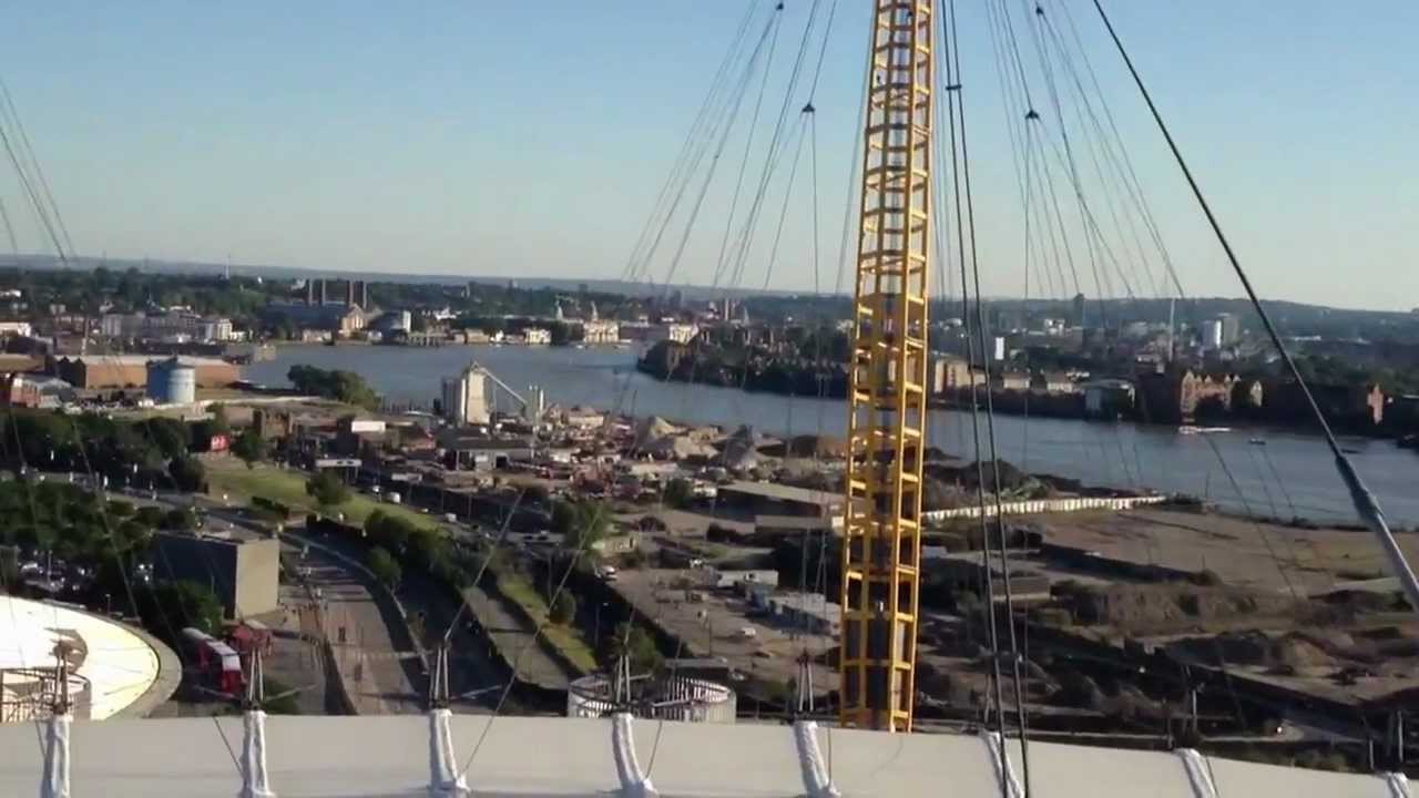 Up at the O2 - Climb the roof - London's Newest Attraction - YouTube