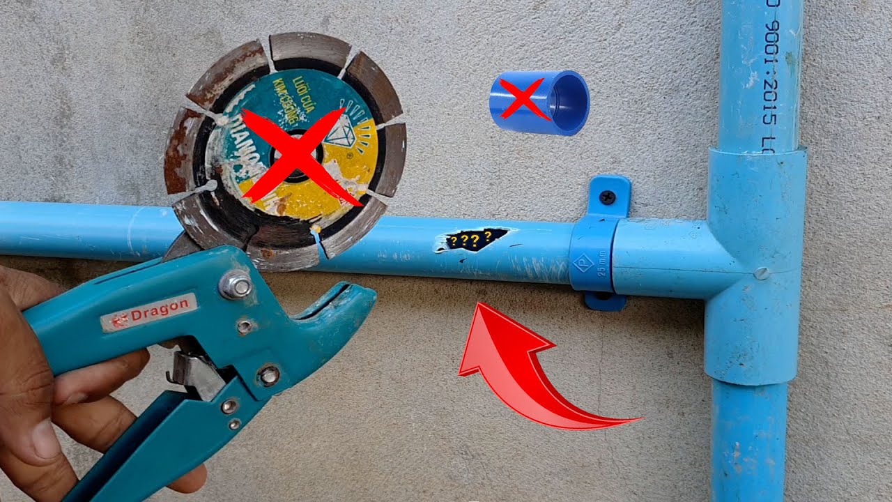 You'll want to know this trick! How to fix broken PVC|34 Without having ...