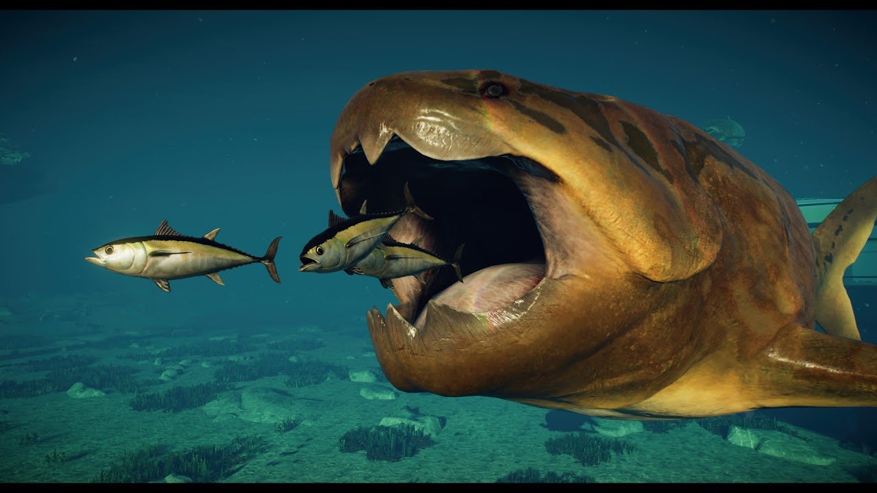 NEW! Cool and Unique DUNKLEOSTEUS Animations -PreHistoric Marine ...