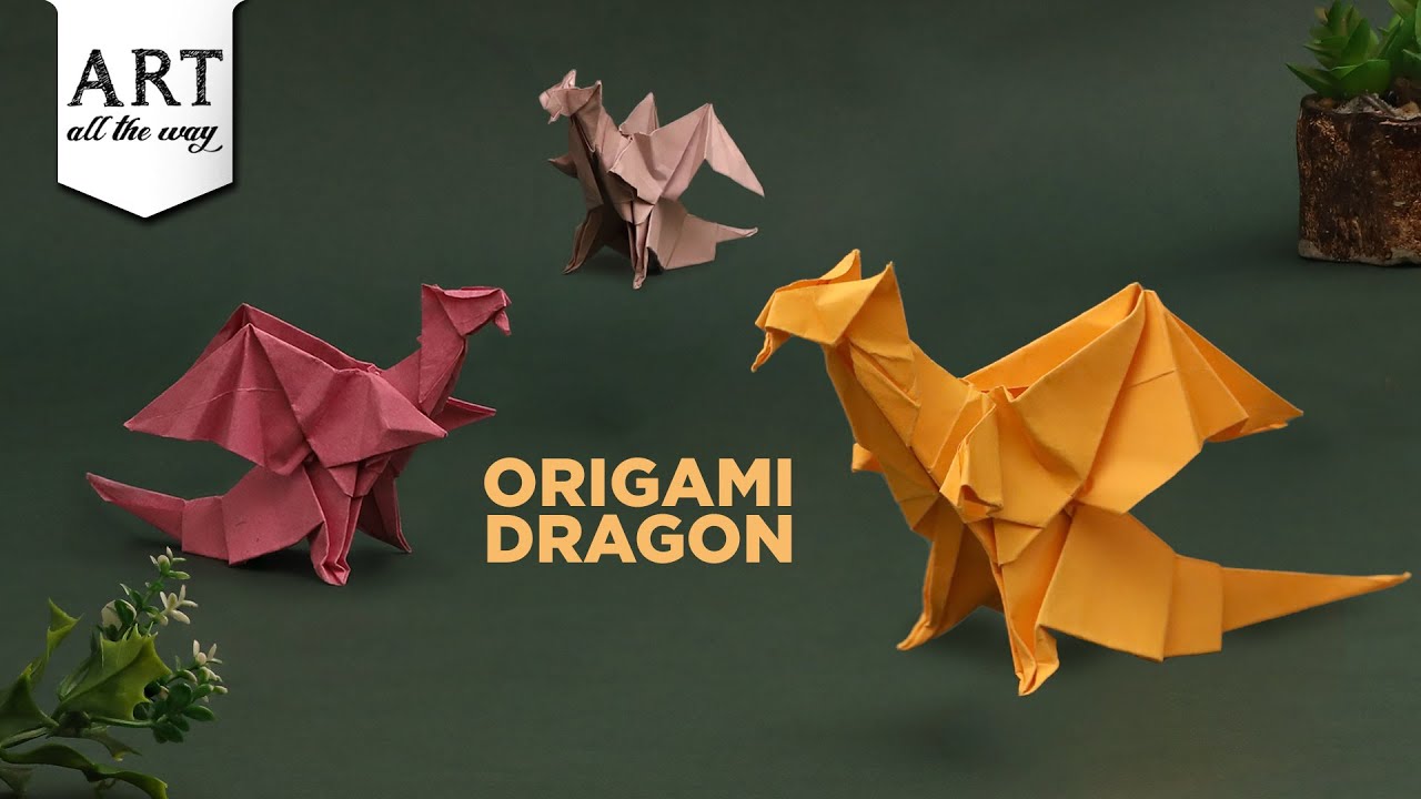DIY Origami Dragon | Step-by-Step Paper Craft | Origami Art for ...