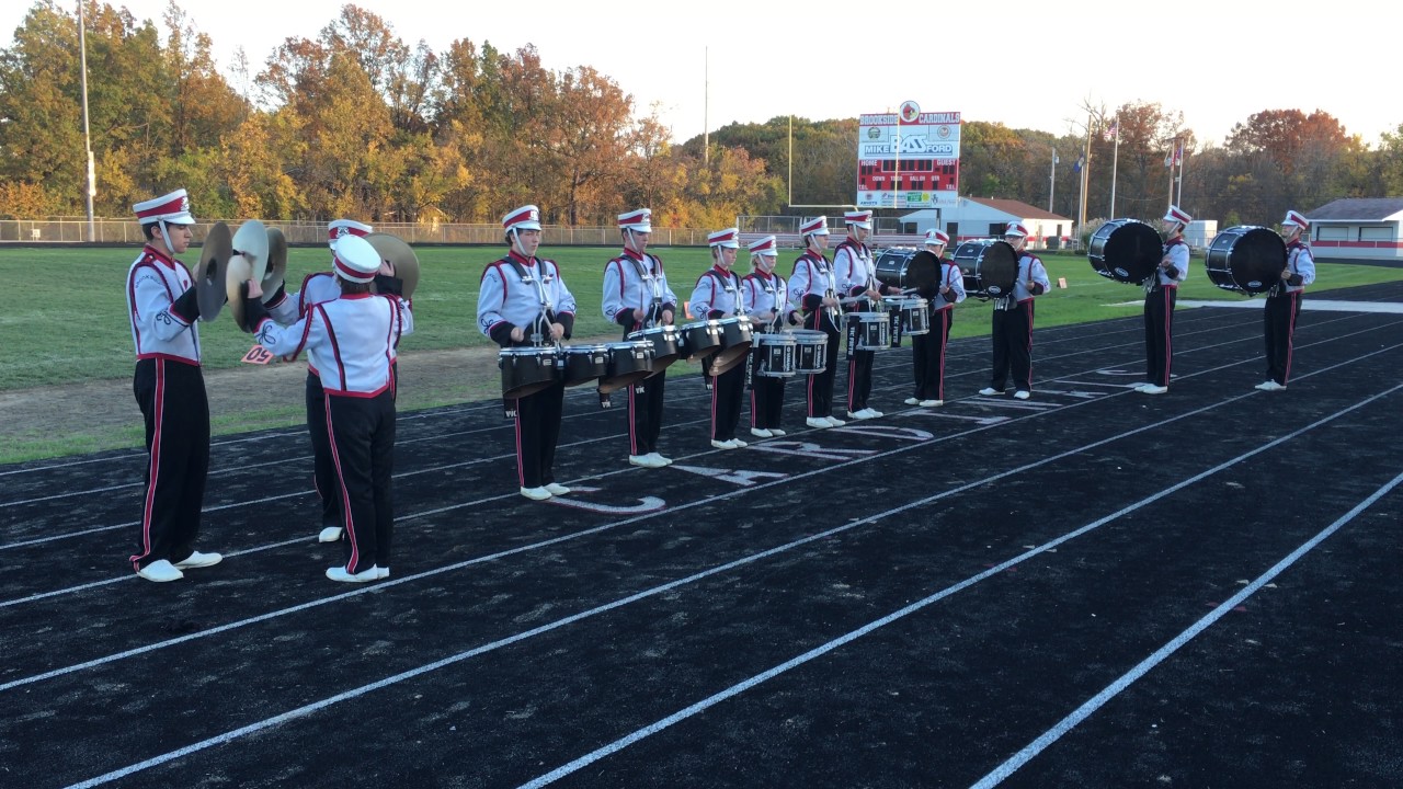Brookside Cardinals Marching Band Drumline 2016 Last Chance Band Show ...