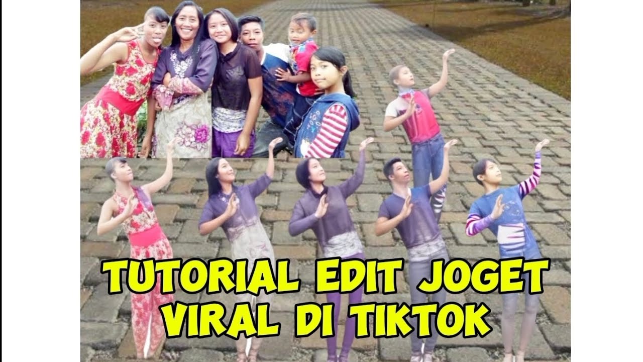 TUTORIAL EDIT JOGET VIRAL DI TIKTOK - VERSI 6 ORANG #jogetviral # ...